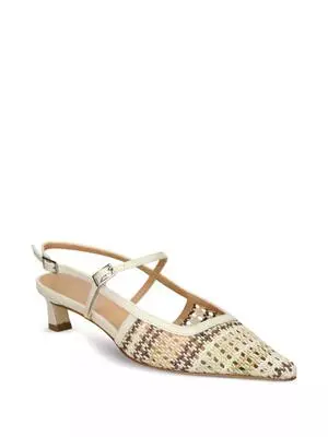 CHANTAL Woven Slingback Pumps