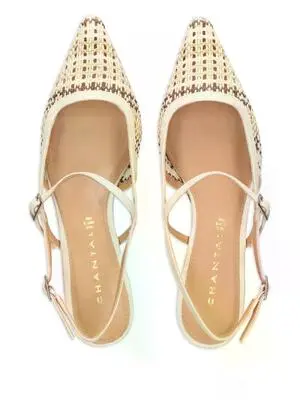 CHANTAL Woven Slingback Pumps