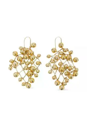 Isabel Marant Bead Cascade Earrings - Gold