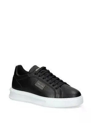 Roberto Cavalli Leather Plaque Sneakers