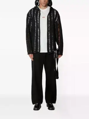 424 Open-knit Hoodie