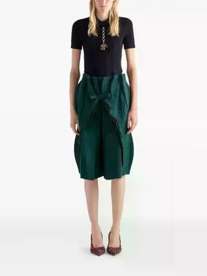 Prada Pendant-embellished Ribbed Sweater