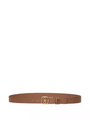 Bally Logo-buckle Leather Belt - Brown