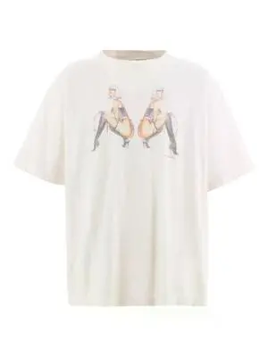 SAINT MXXXXXX Graphic-print Cotton T-shirt