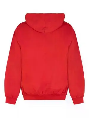 LOCAL AUTHORITY LA Embroidered Logo Hoodie - Red