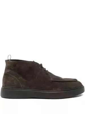 Officine Creative Suede Lace-up Boots - Brown