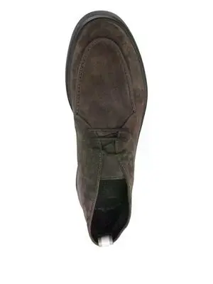 Officine Creative Suede Lace-up Boots - Brown