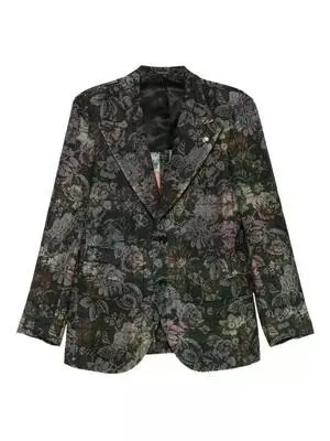 GABRIELE PASINI Floral-pattern Cotton Blazer