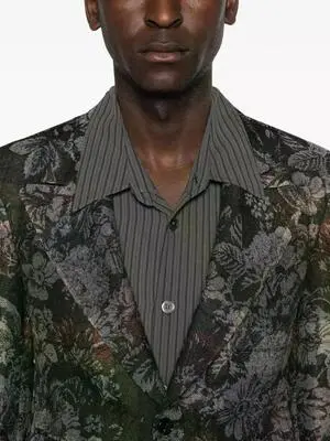 GABRIELE PASINI Floral-pattern Cotton Blazer