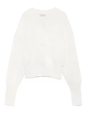 Altuzarra Ribbed Knit Cardigan - White
