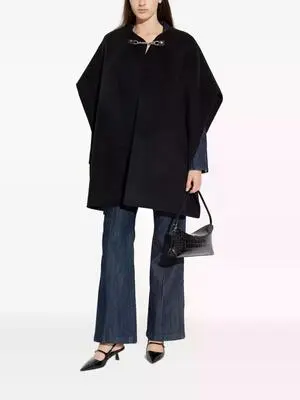 Michael Kors Chain-trimmed Wool Cape
