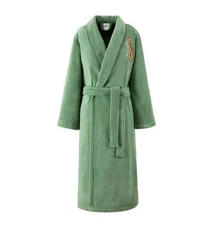 YVES DELORME Contes Bathrobe - Green