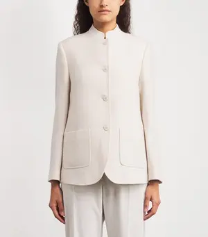 Eleventy Cashmere Stand-collar Jacket