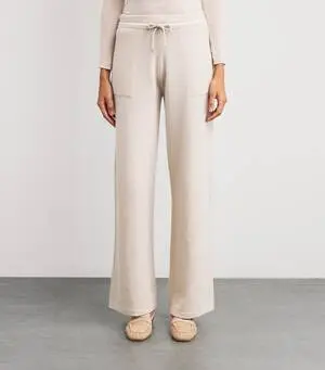 Eleventy Cashmere Wide-leg Trousers