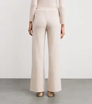 Eleventy Cashmere Wide-leg Trousers