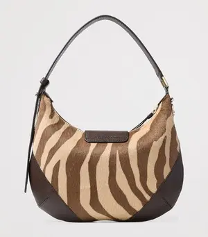 JIMMY CHOO Small Bar Pony Hair-leather Shoulder Bag