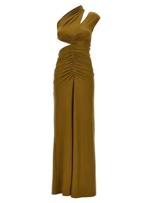 Atlein Cut-out Draped Dress