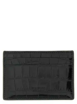 TOM FORD Exotic Line' Card Holder - Black