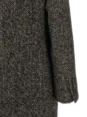 Tagliatore Londra Herringbone Wool-blend Coat