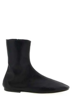 Dries Van Noten Leather Ankle Boots
