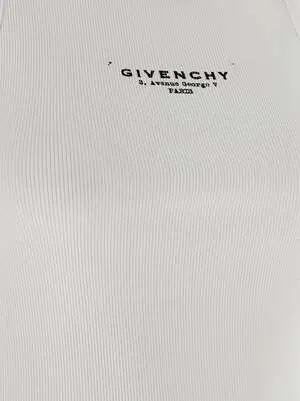 Givenchy Logo Ribbed Top