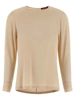 Max Mara Studio Crewneck Blouses