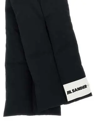 JIL SANDER Down Scarf 01' Scarf - Black