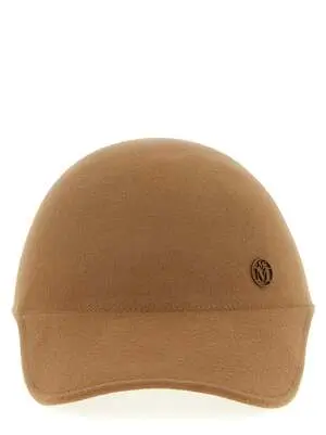 MAISON MICHEL Tiger Cap - Beige