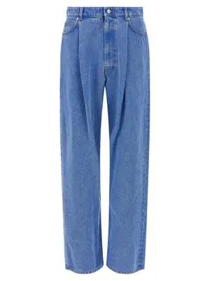 Men's Pleated Jeans