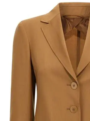 Max Mara Single-breasted Blazer - Brown