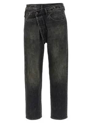 R13 Contrast Stitching Jeans For Women