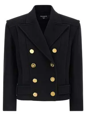 Balmain Double Breasted Coats For Women