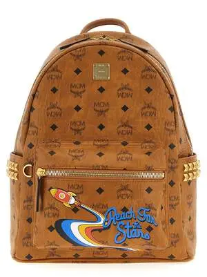 Mcm Canvas Backpack