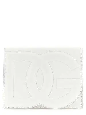 Dolce & Gabbana Logo Crossbody Bag - White