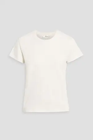 FRAME Linen-jersey T-shirt
