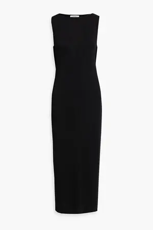 FRAME Drape Jersey Midi Dress