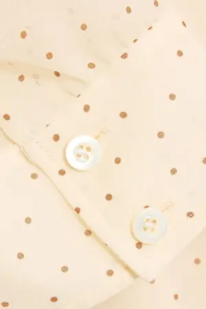 FRAME The Gillian Polka-dot Top