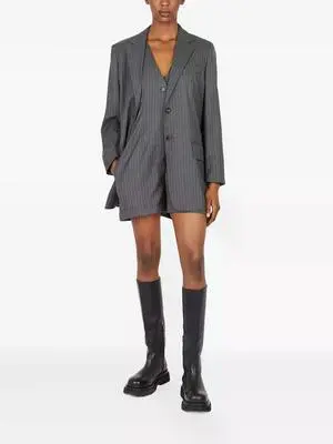 Max Mara Single-breasted Pinstripe Blazer