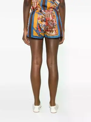 BODE Manhattan Island Print Shorts