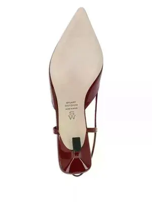 STUART WEITZMAN 50mm Vinnie Slingback Pumps - Red