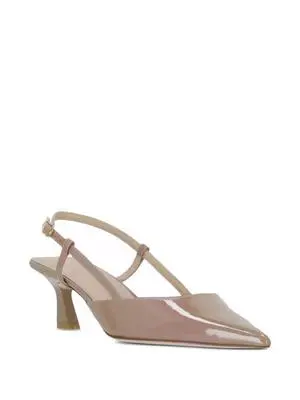 STUART WEITZMAN 50mm Vinnie Slingback Pumps - Neutrals