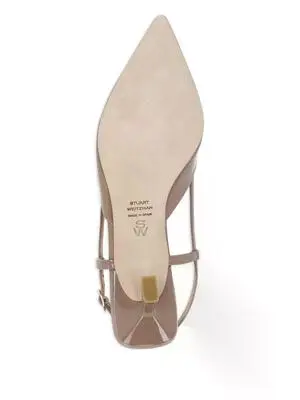 STUART WEITZMAN 50mm Vinnie Slingback Pumps - Neutrals