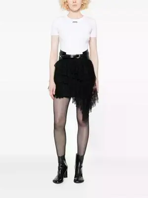 Alexander McQueen Logo-plaque Knit Top