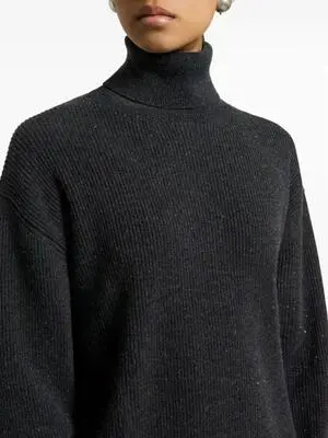 Peserico Roll-neck Sparkle-finish Sweater