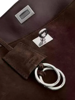 Balenciaga Small Rodeo Suede Top-handle Bag - Brown