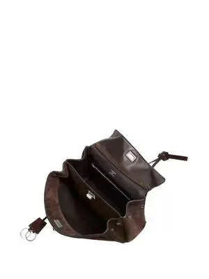 Balenciaga Small Rodeo Suede Top-handle Bag - Brown
