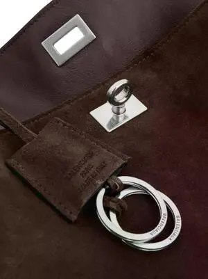 Balenciaga Small Rodeo Suede Top-handle Bag - Brown