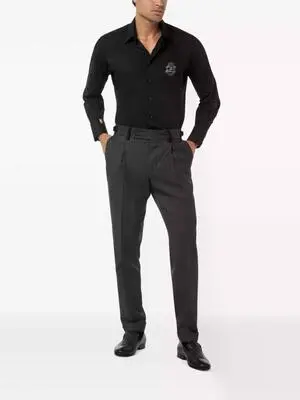 BILLIONAIRE Pleated Belt-insert Trousers