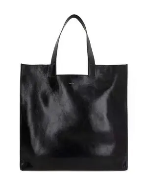 Bally Leather Tote Bag - Black