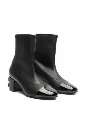 Casadei 50mm Leather Ankle Boots